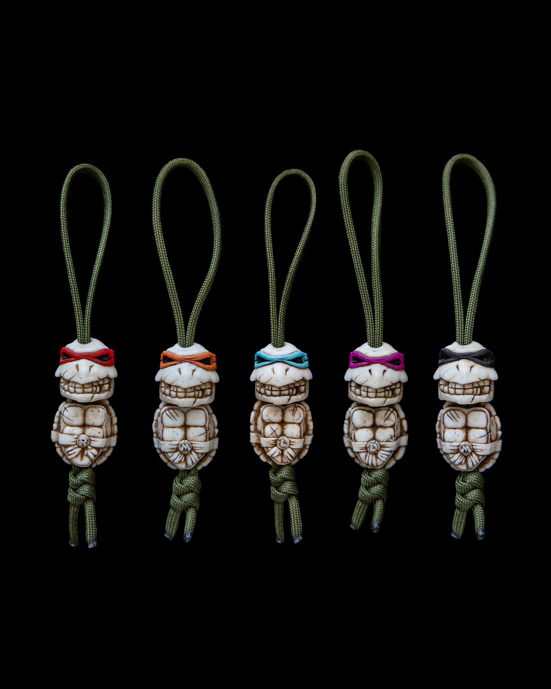 Set of 2 beads: turtle skull+shell – Apes Art