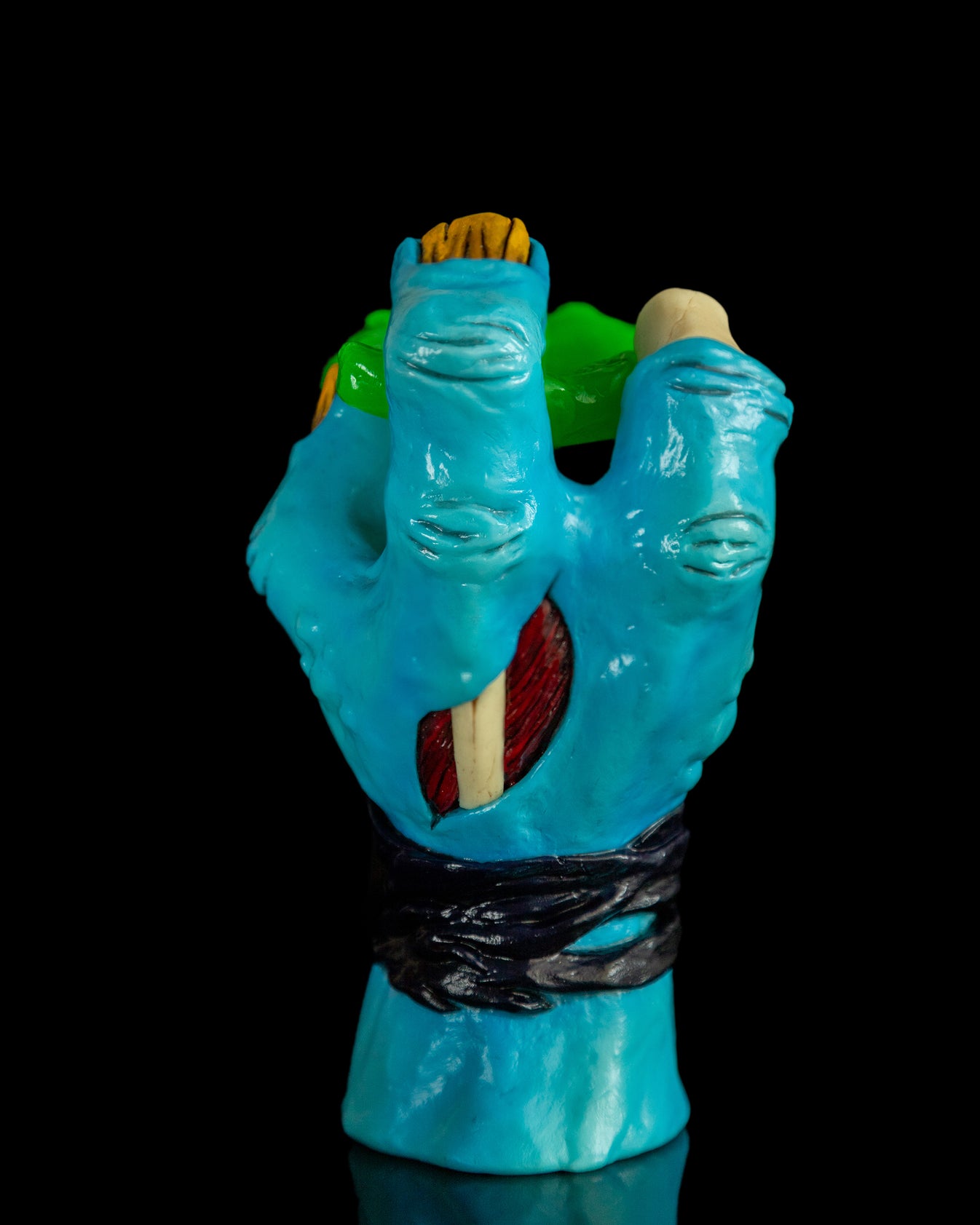 TMNT Zombie Mutant's Hand with Acid Pizza – Apes Art
